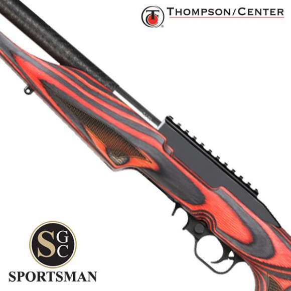 THOMPSON CENTER PERFORMANCE CENTRE CARBON RED LAMINATE .22 LR - THE ...
